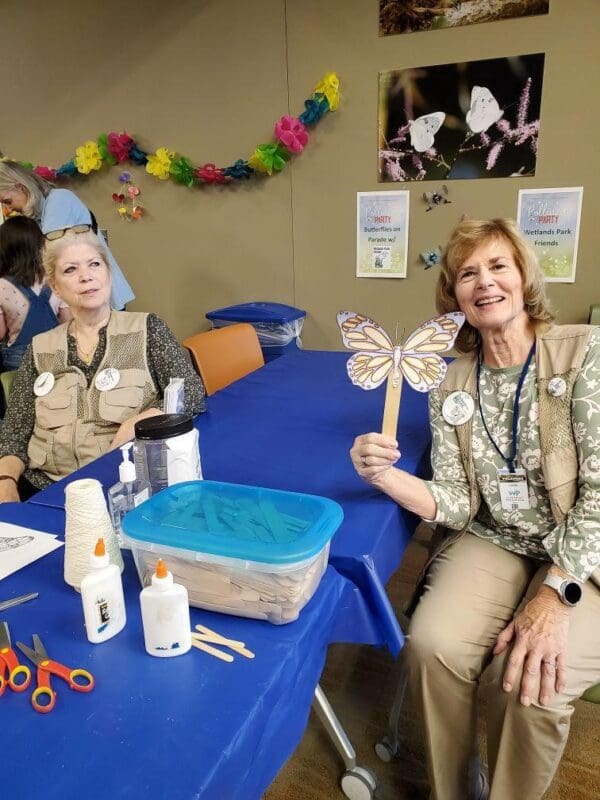 Friends Shares Butterfly Craft at Pollinator Party | Wetlands Park Friends